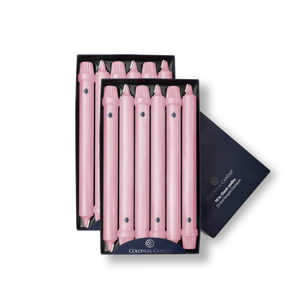 Persian Pink 10" Classic Taper – Wholesale Colonial Candle